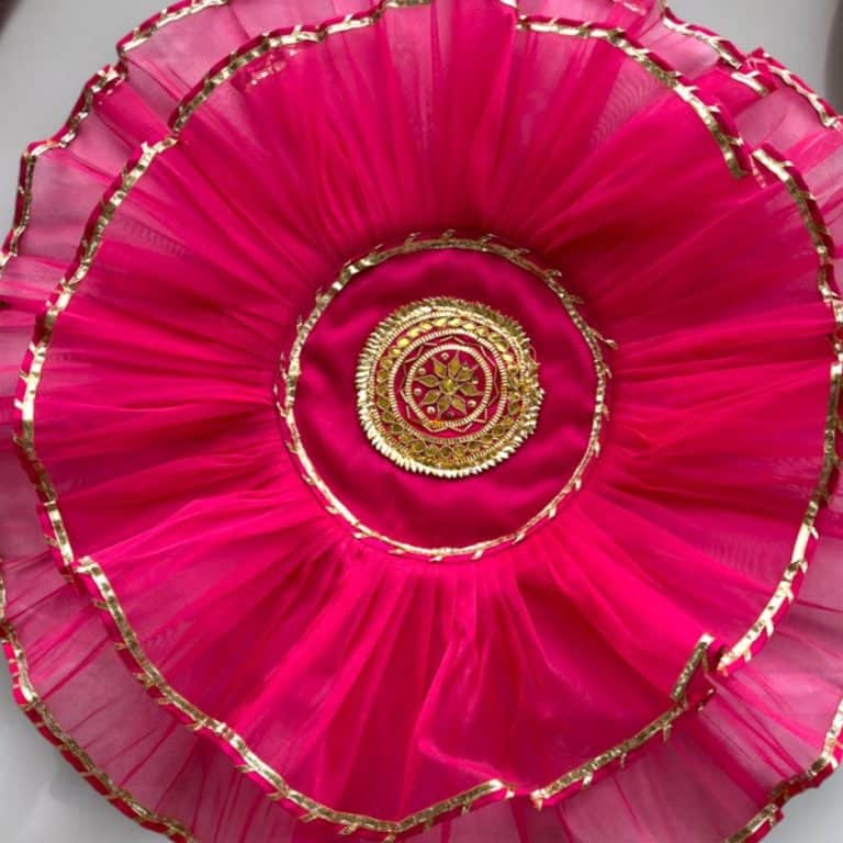 Pink Heavy Thal Cover Design | Handcrafted Decorative Covers for ...